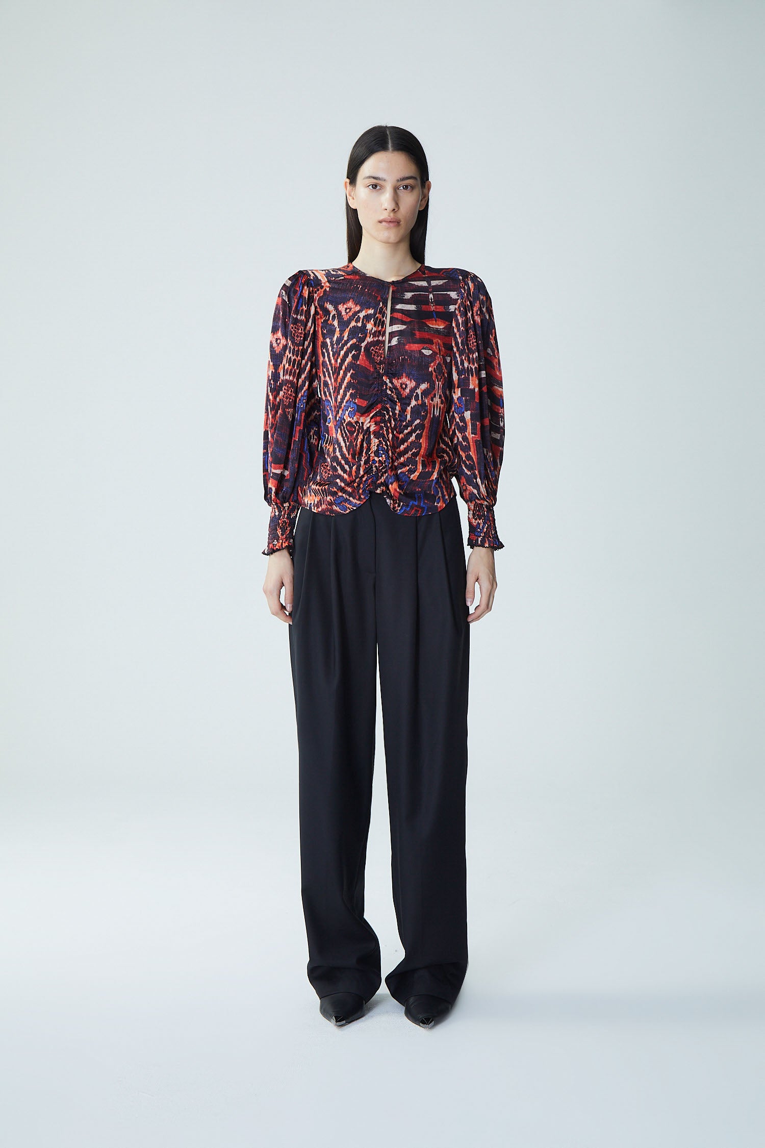 JUNIN AUKA TOP - BRICK MELANGE – Heist